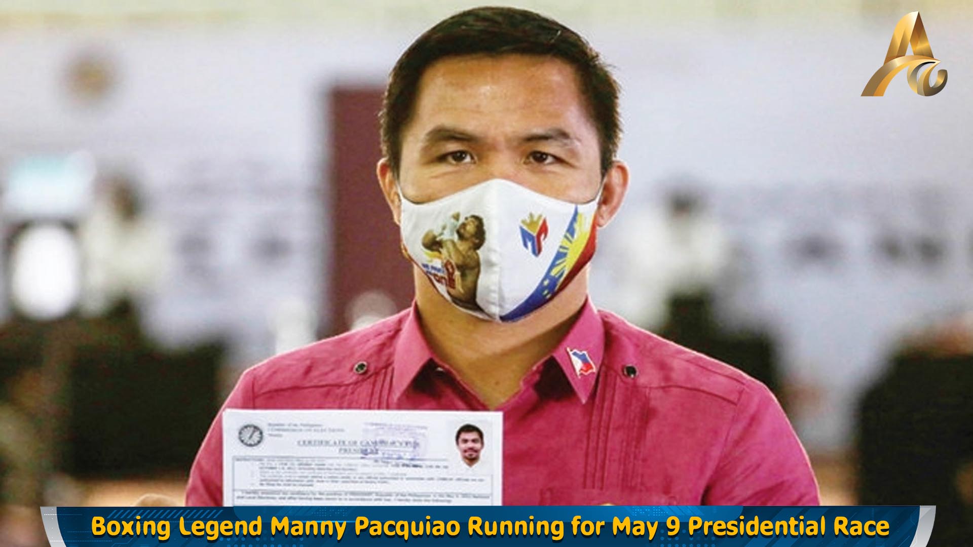 Boxing Legend Manny Pacquiao Running for May 9 Presidential Race