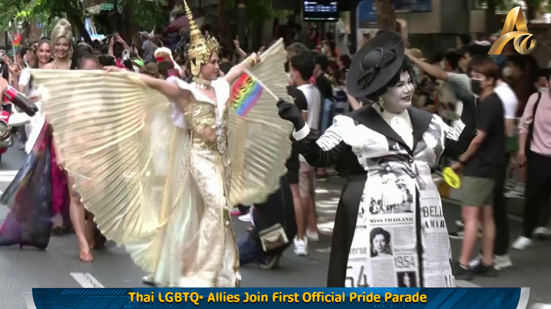 Thai LGBTQ+ Allies Join First Official Pride Parade