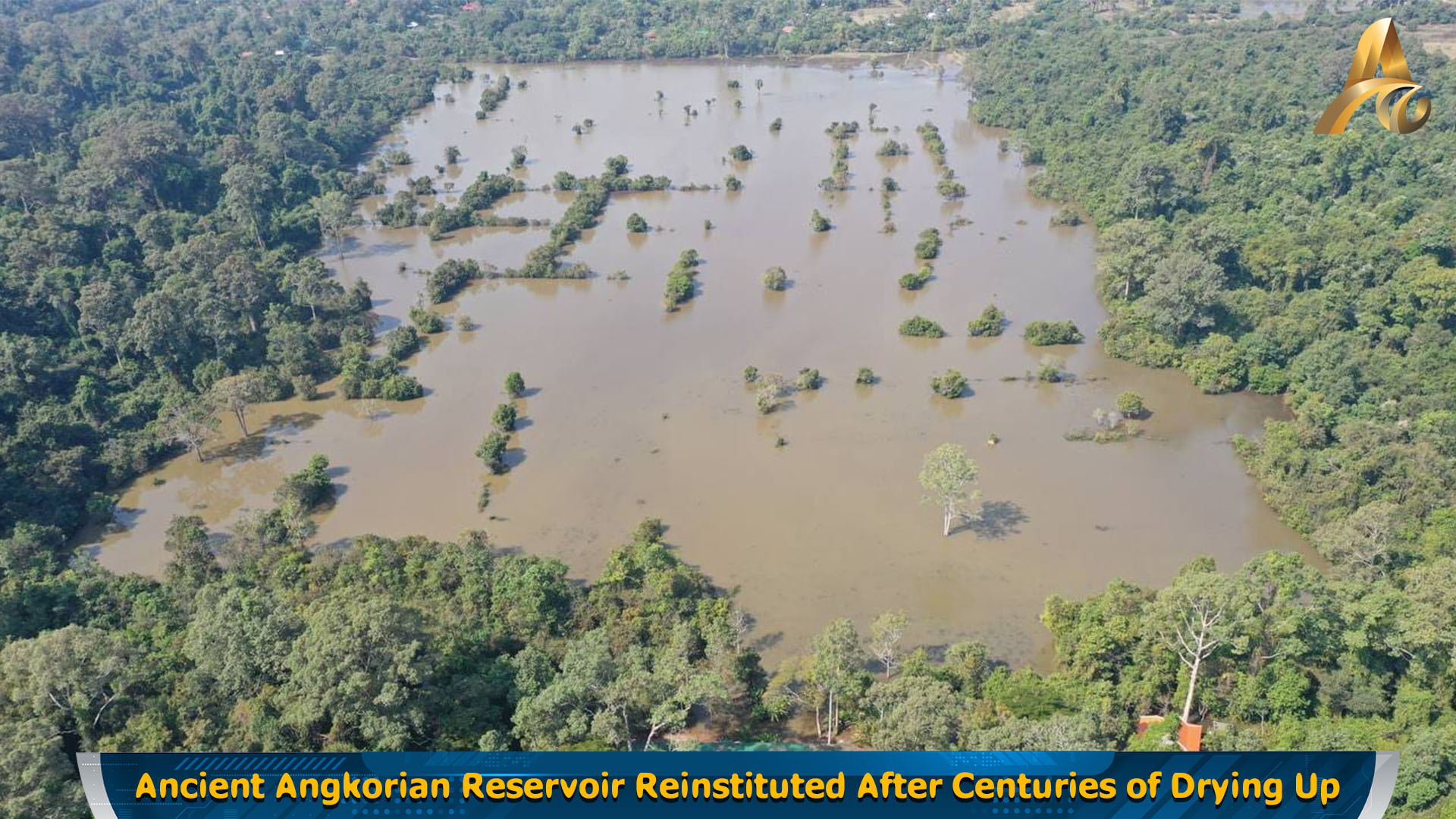 Ancient Angkorian Reservoir Reinstituted After Centuries of Drying Up