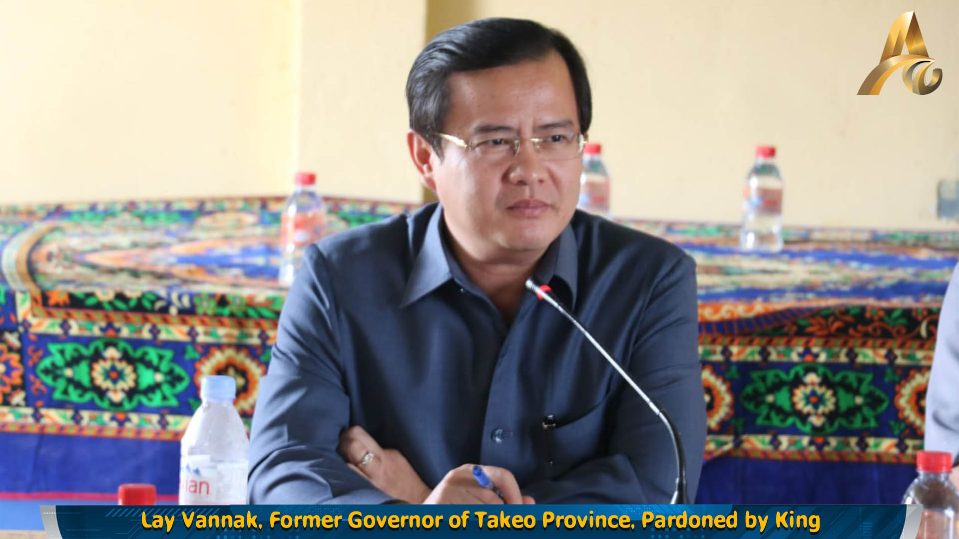 Lay Vannak, Former Governor of Takeo Province, Pardoned by King