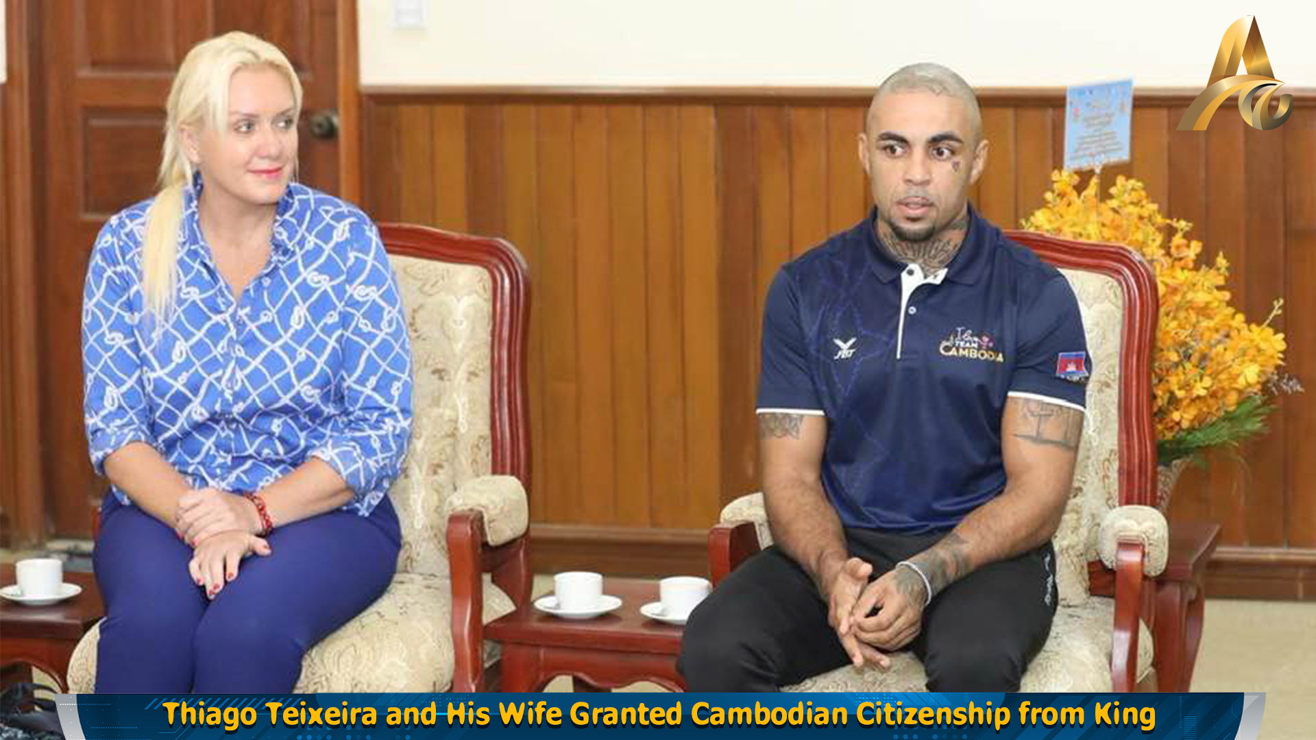 Thiago Teixeira and His Manager Granted Cambodian Citizenship from King