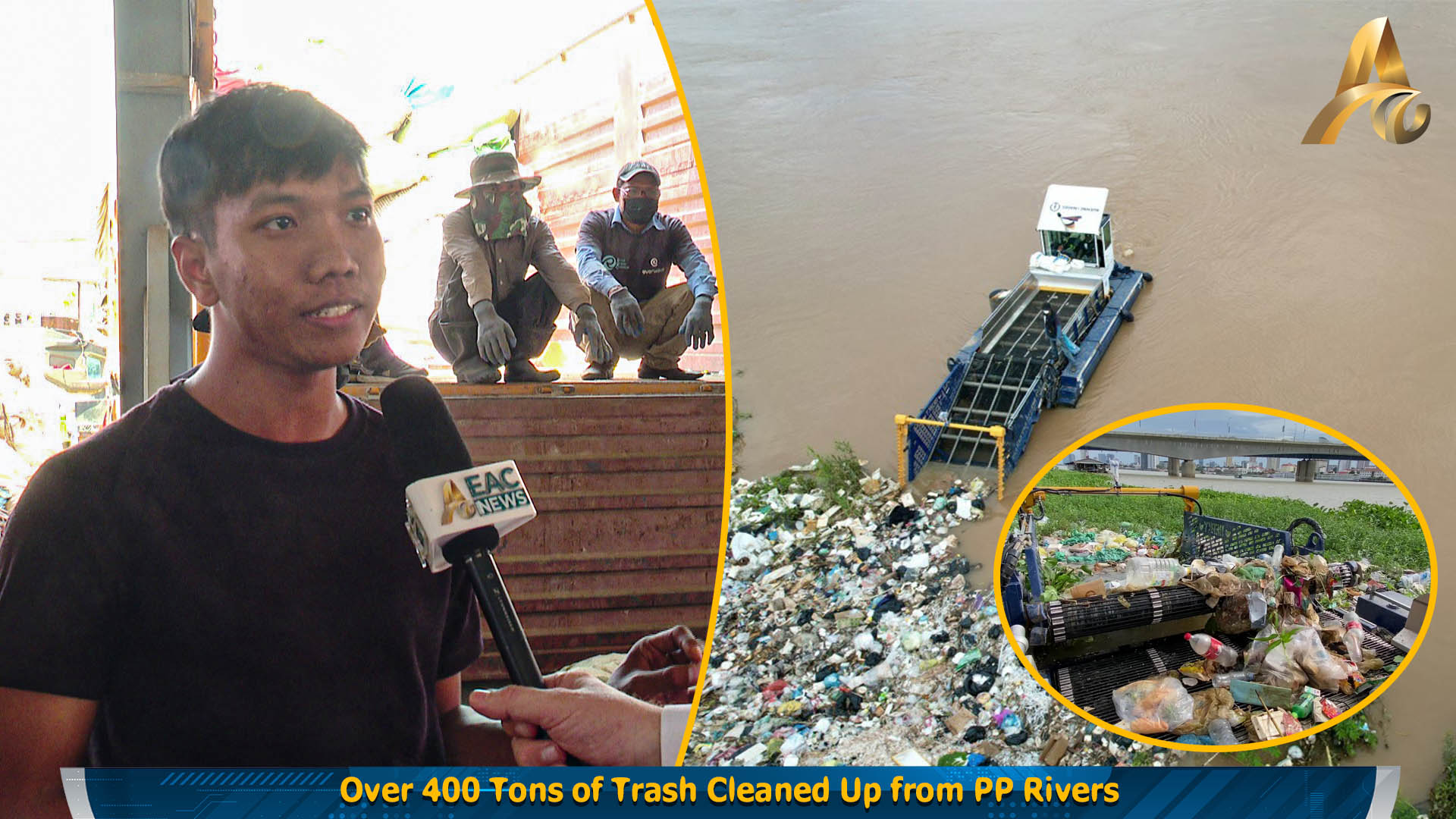 Over 400 Tons of Trash Cleaned Up from PP Rivers