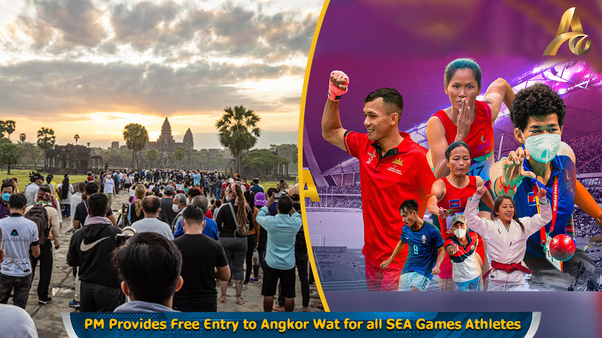 PM Provides Free Entry to Angkor Wat for all SEA Games Athletes
