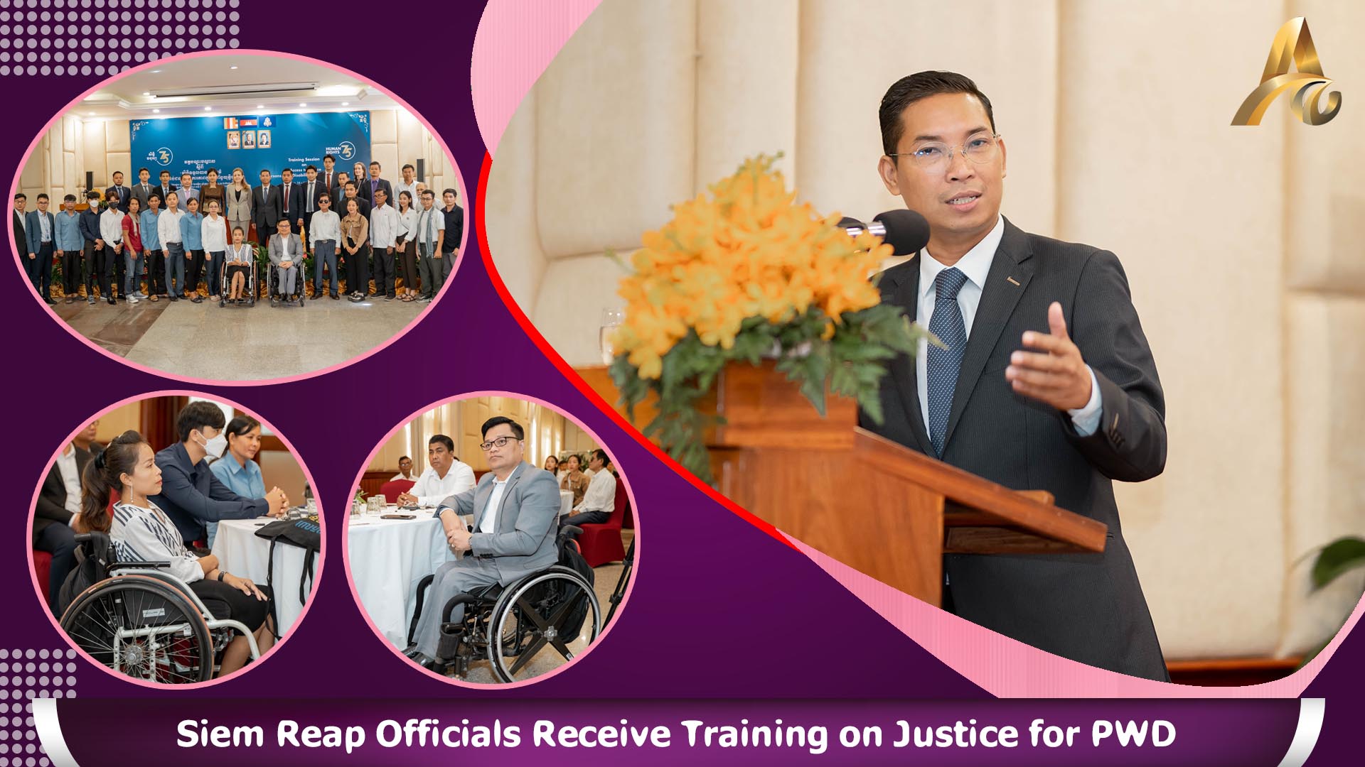 Siem Reap Officials Receive Training on Justice for PWD