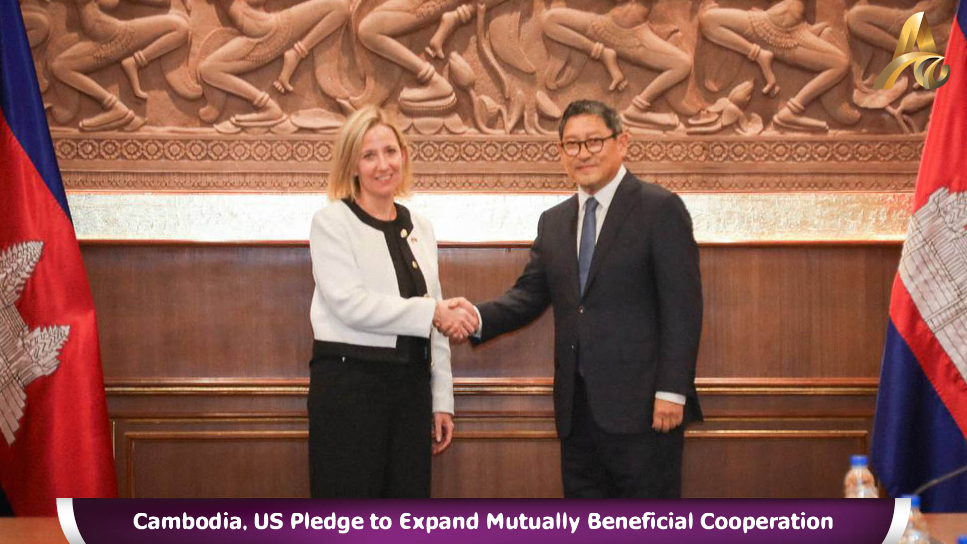 Cambodia, US Pledge to Expand Mutually Beneficial Cooperation