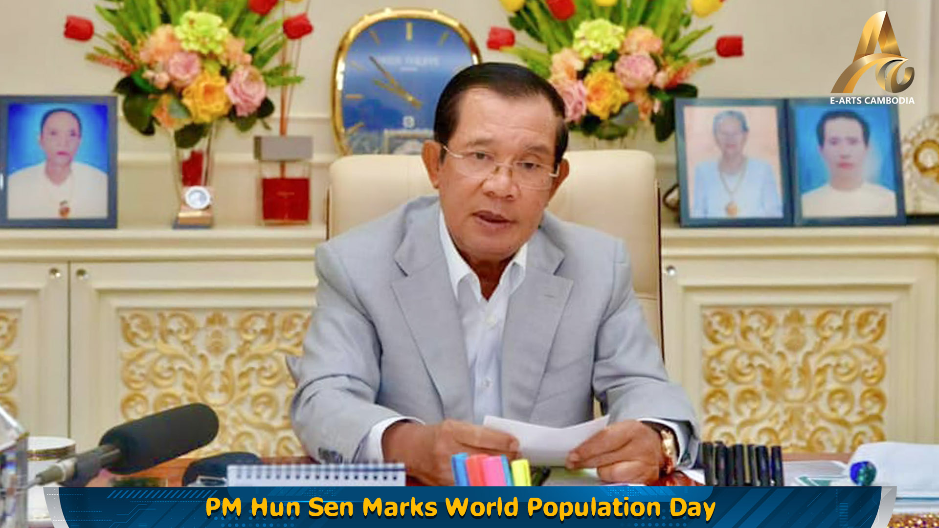 PM Hun Sen Marks World Population Day