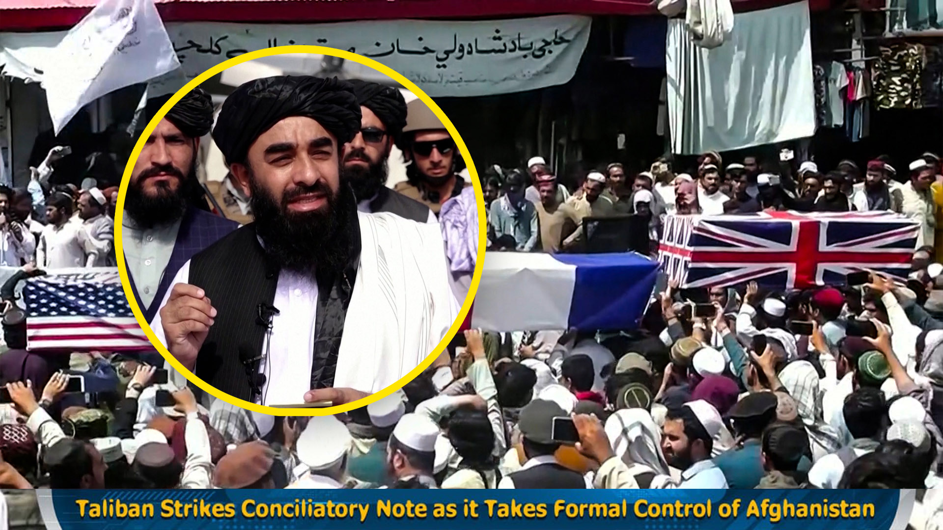 Taliban Strikes Conciliatory Note as it Takes Formal Control of Afghanistan