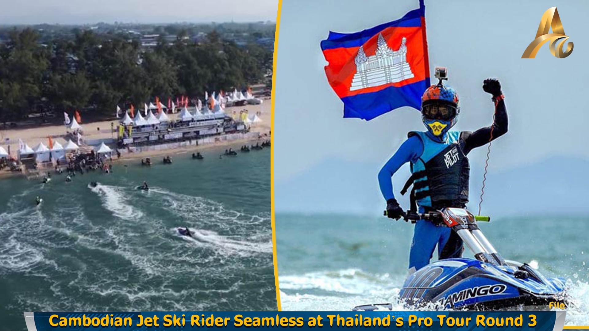 Cambodian Jet Ski Rider Seamless at Thailand’s Pro Tour Round 3