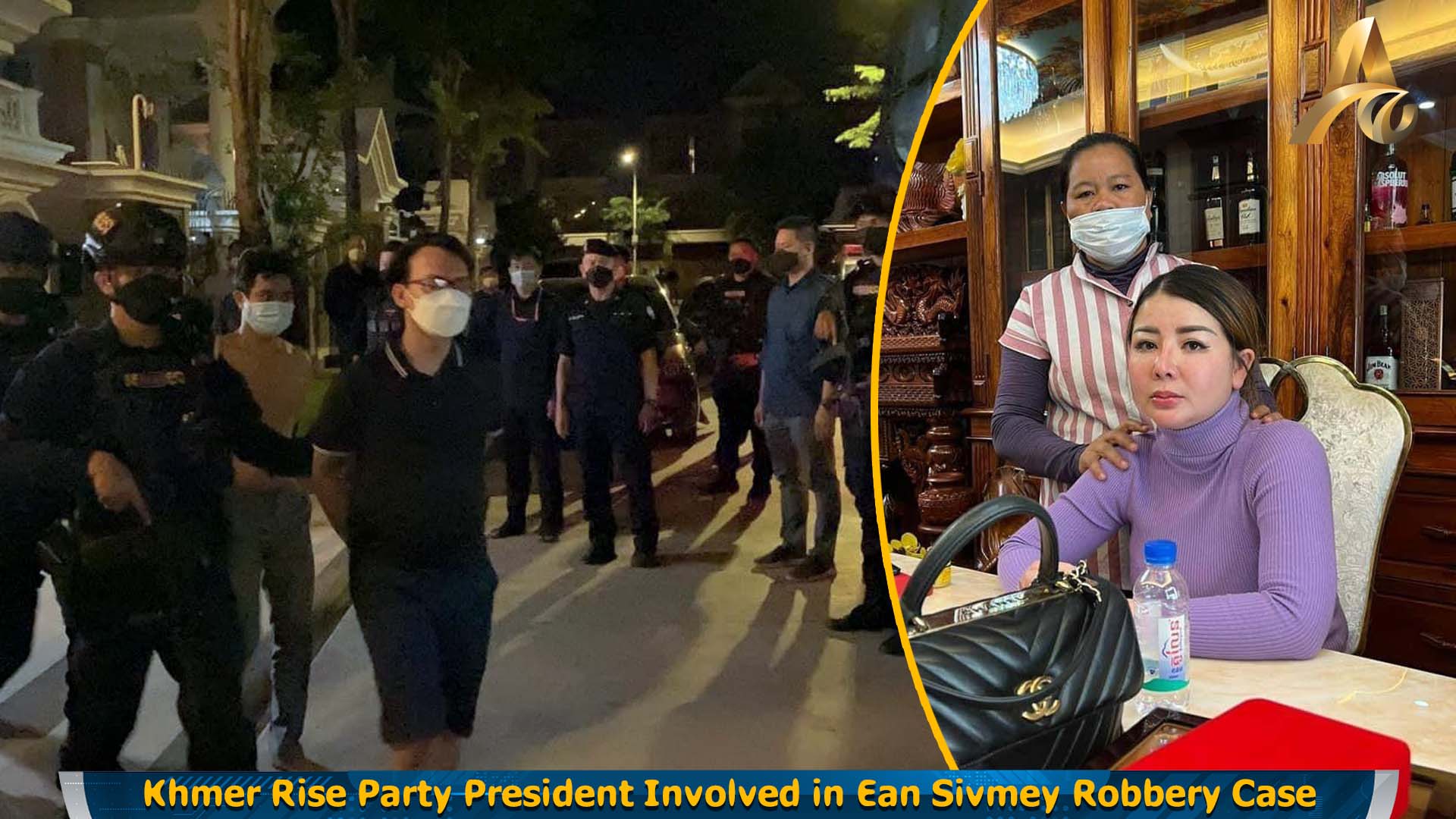 Khmer Rise Party President Involved in Ean Sivmey Robbery Case